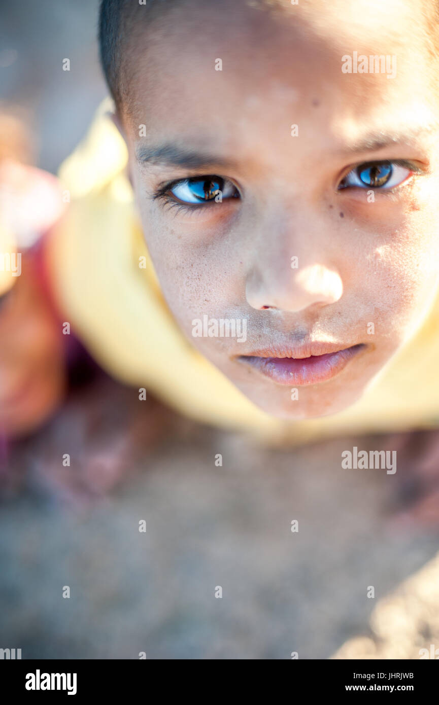 Portrait of children Looking At Camera Stock Photo - Alamy