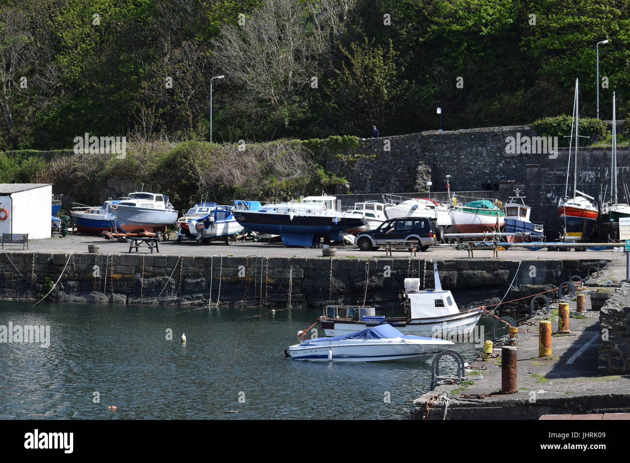 Harbour at Dunure Stock Photo - Alamy