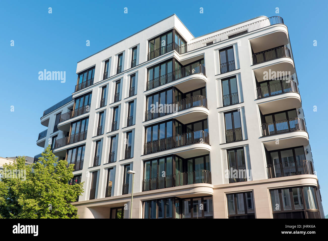 Modern luxury apartment house seen in Berlin, Germany Stock Photo - Alamy