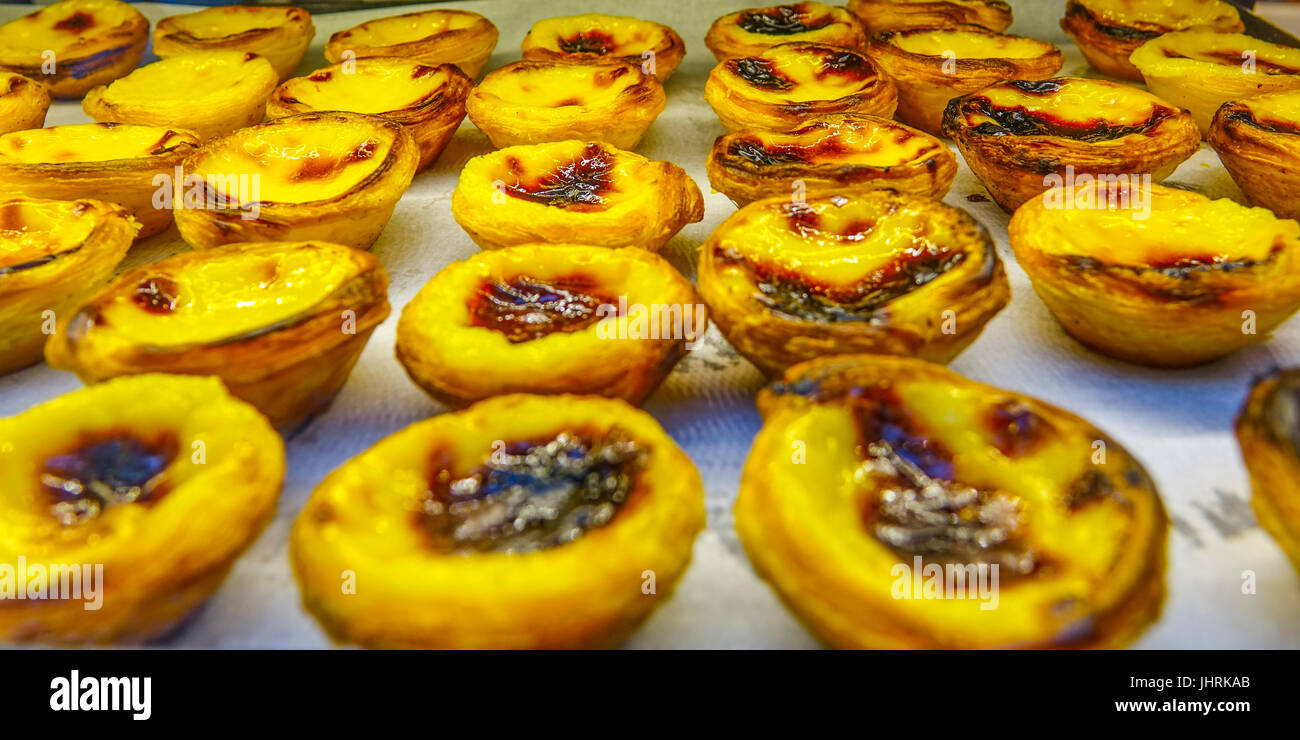 Most Famous Pastry In Lisbon The Nata Cake LISBON PORTUGAL 2017