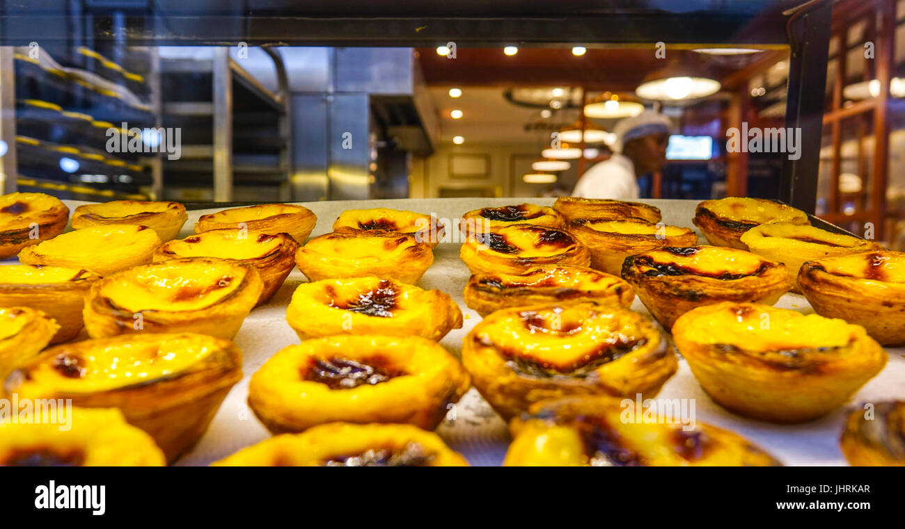 Most Famous Pastry In Lisbon The Nata Cake LISBON PORTUGAL 2017