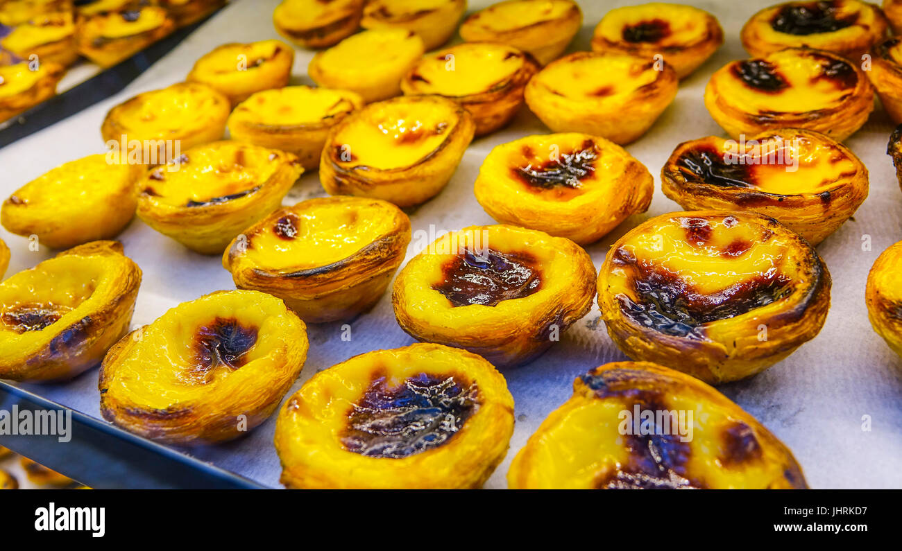 Most Famous Pastry In Lisbon The Nata Cake LISBON PORTUGAL 2017