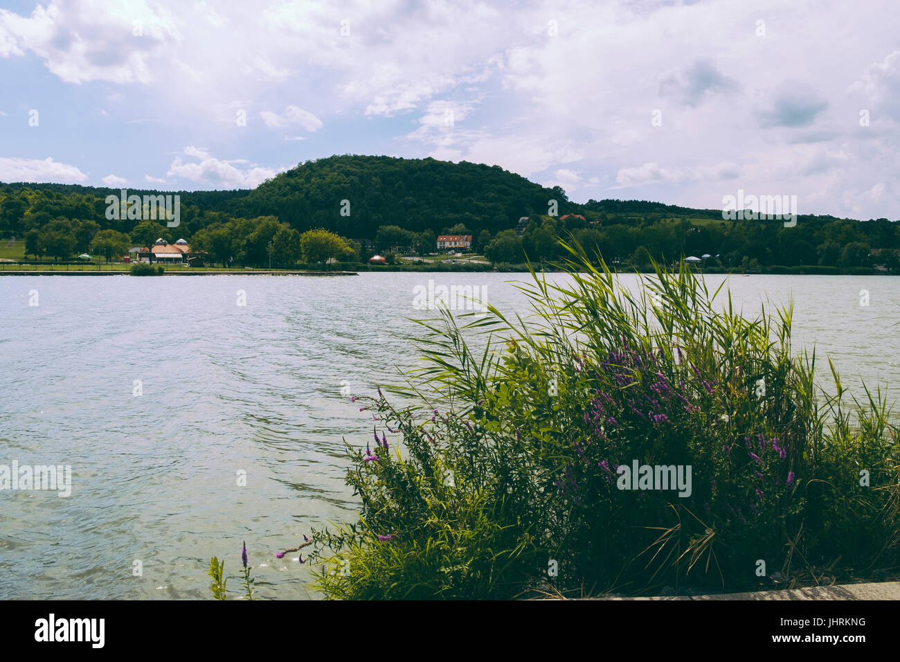 Summer view of Orfű , Hungary Stock Photo - Alamy