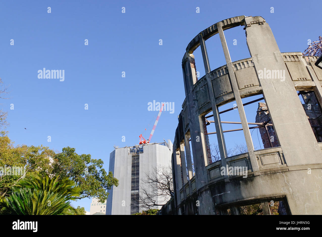 View of the Atomic Bomb Dome name Genbaku Dome. It is the Nuclear ...