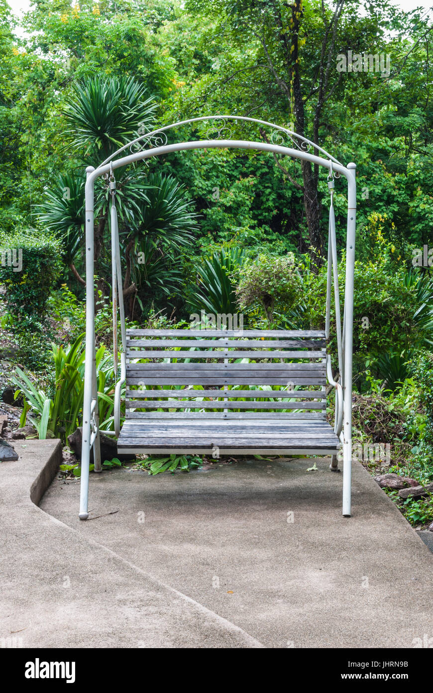 Old metal swing set hi-res stock photography and images - Alamy