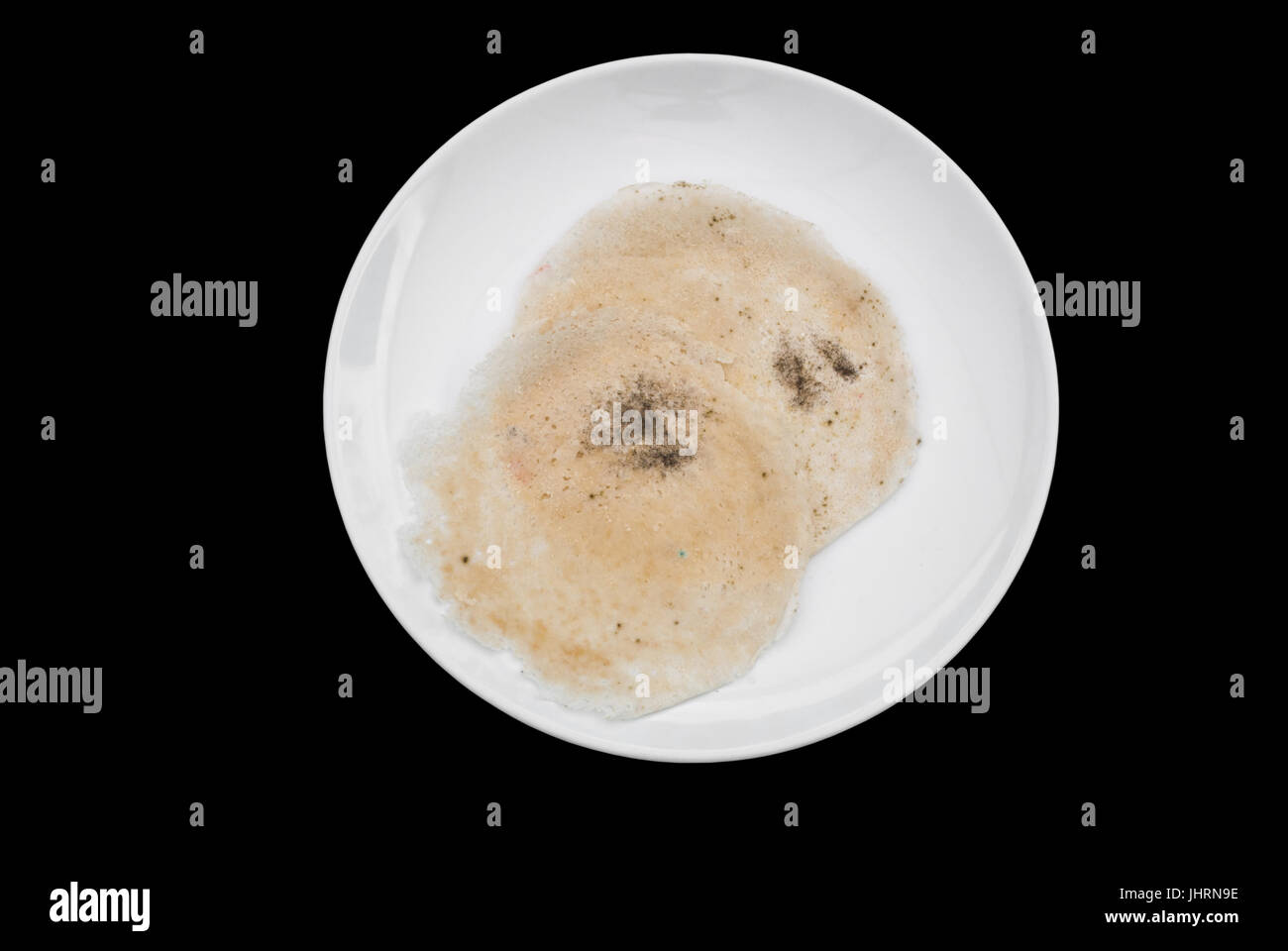 Closeup to Fungus in Flour Roti on Plate Stock Photo - Alamy