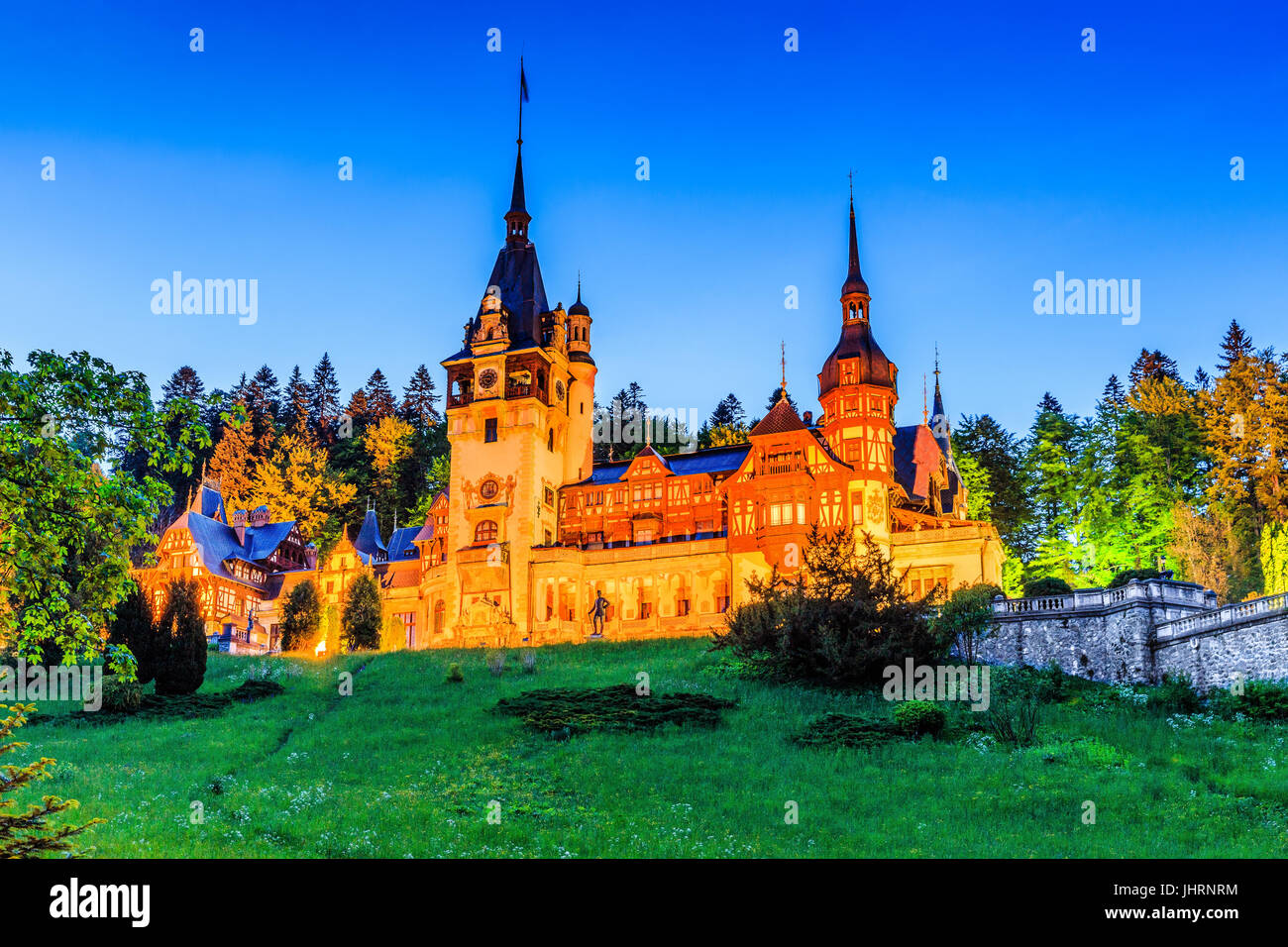 Peles, Sinaia. Romania, Prahova county Stock Photo - Alamy