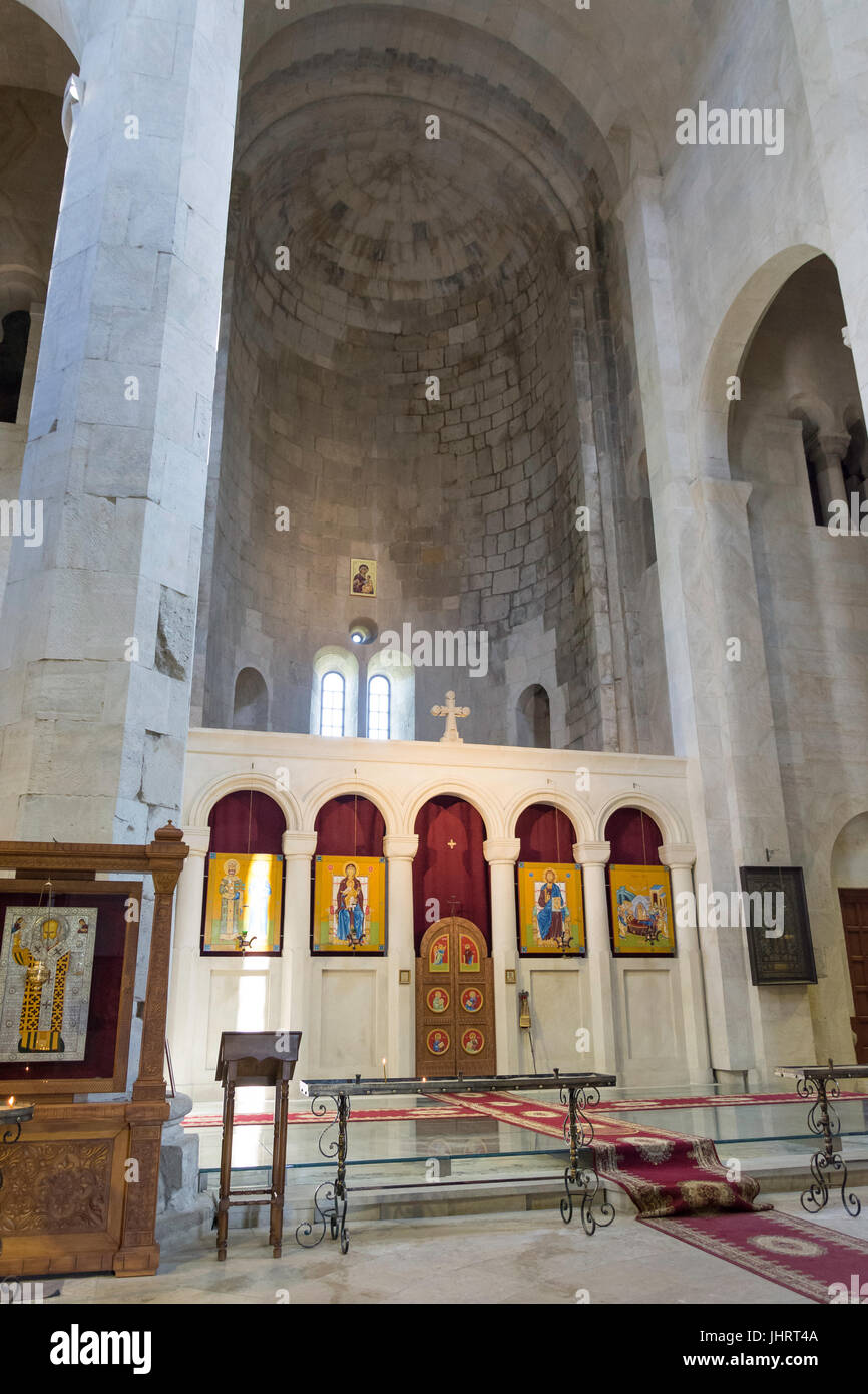 Interior Apse and Altar in Cathedral of the Nativity of the Virgin ...