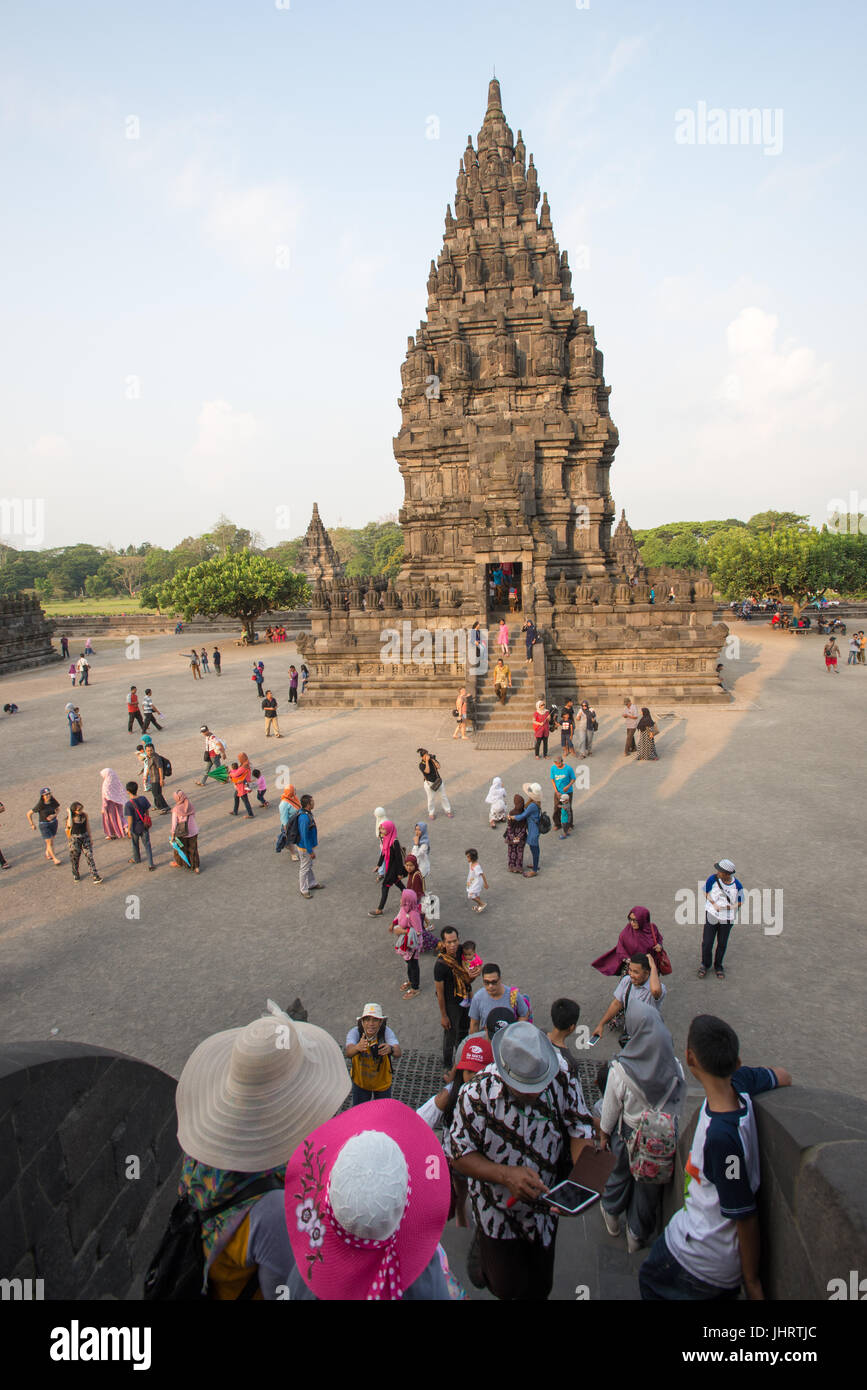 Hindu temple prambanan indonesia java hi-res stock photography and ...