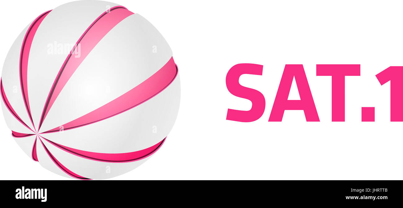 SAT.1 TV channel, company logo, DAX 30 companies Stock Photo - Alamy