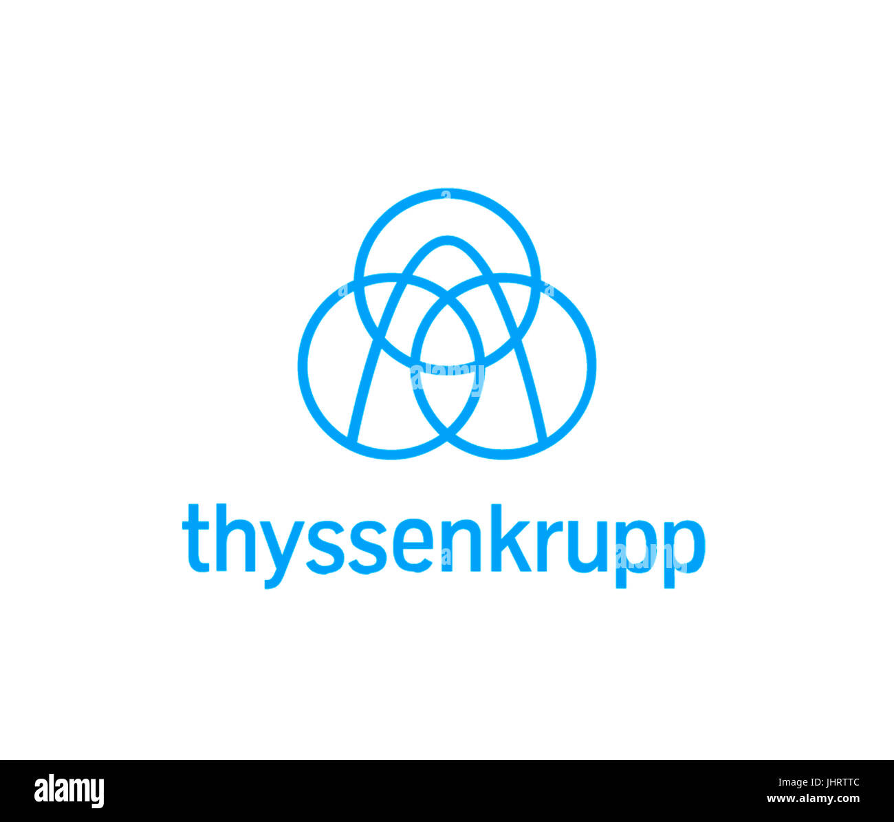 Thyssenkrupp, company logo, industrial group, DAX 30 companies Stock ...