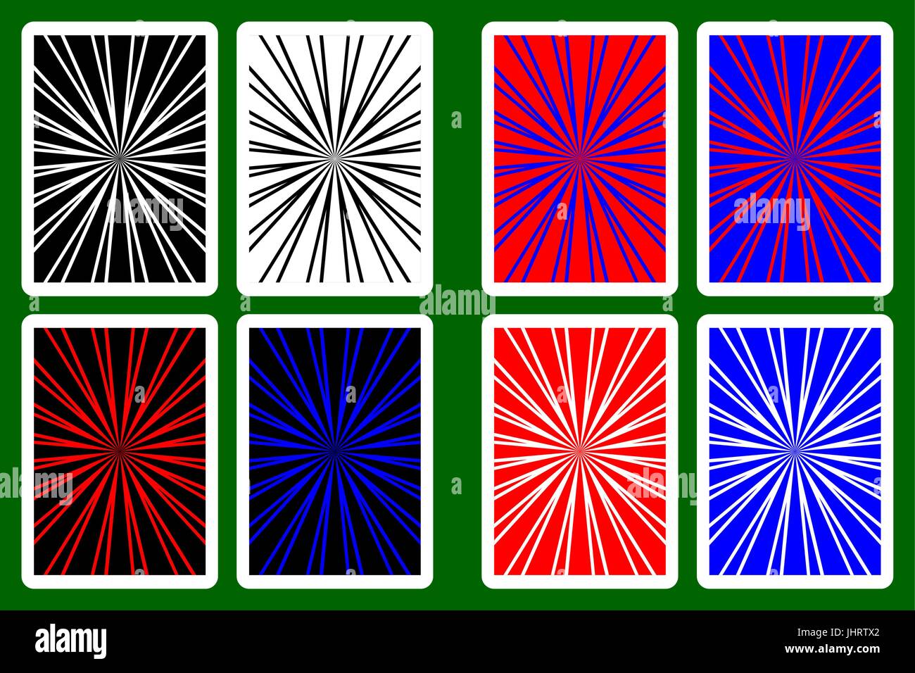 Playing Card Back Designs, vector set Stock Vector Image & Art - Alamy