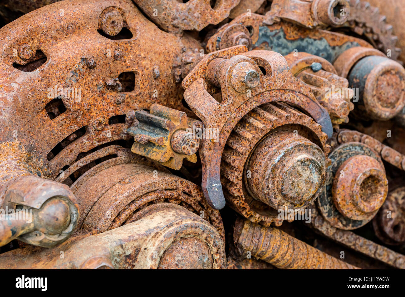 Old machinery parts hi-res stock photography and images - Alamy