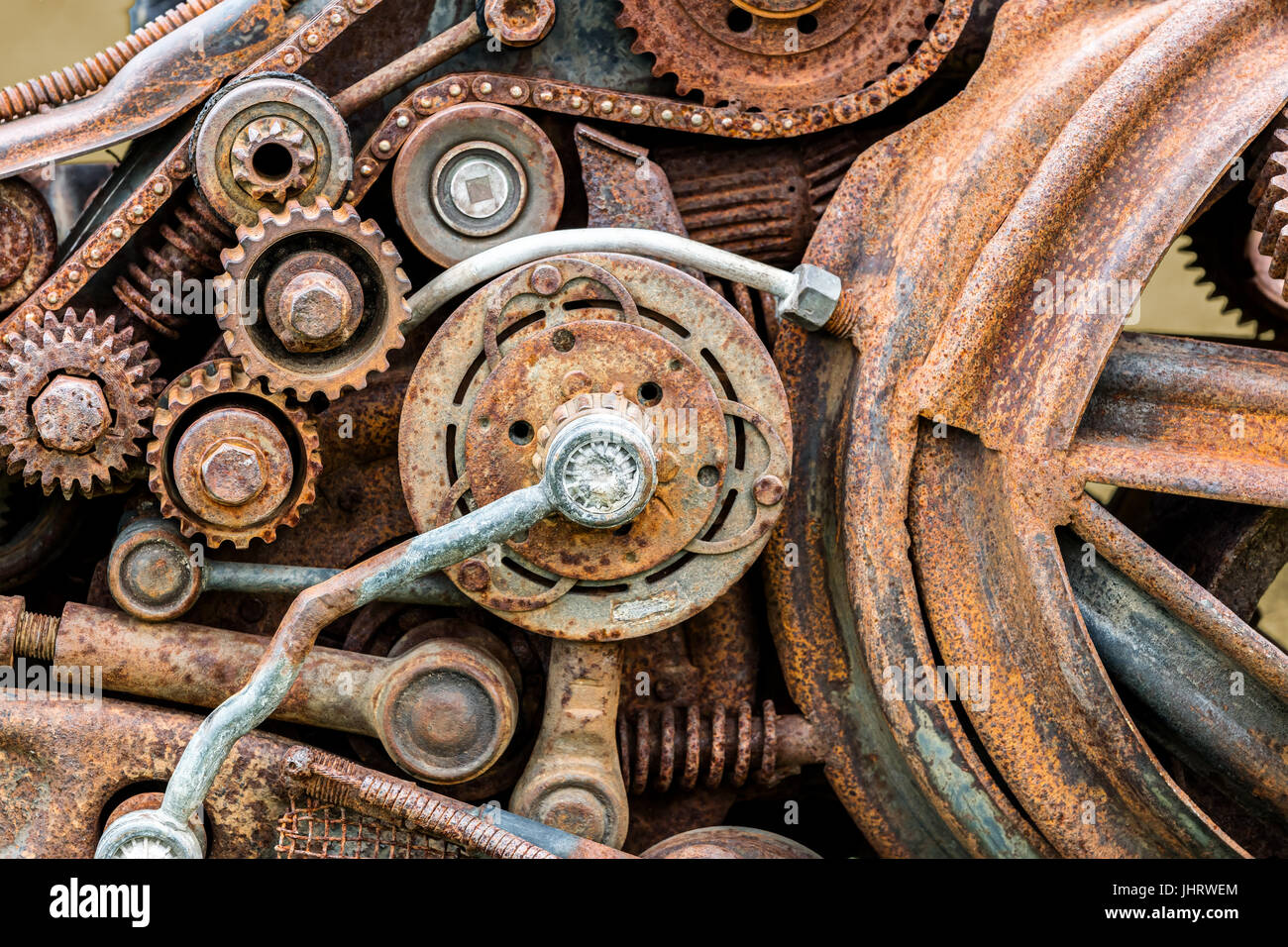 Vintage rusted machines hi-res stock photography and images - Alamy