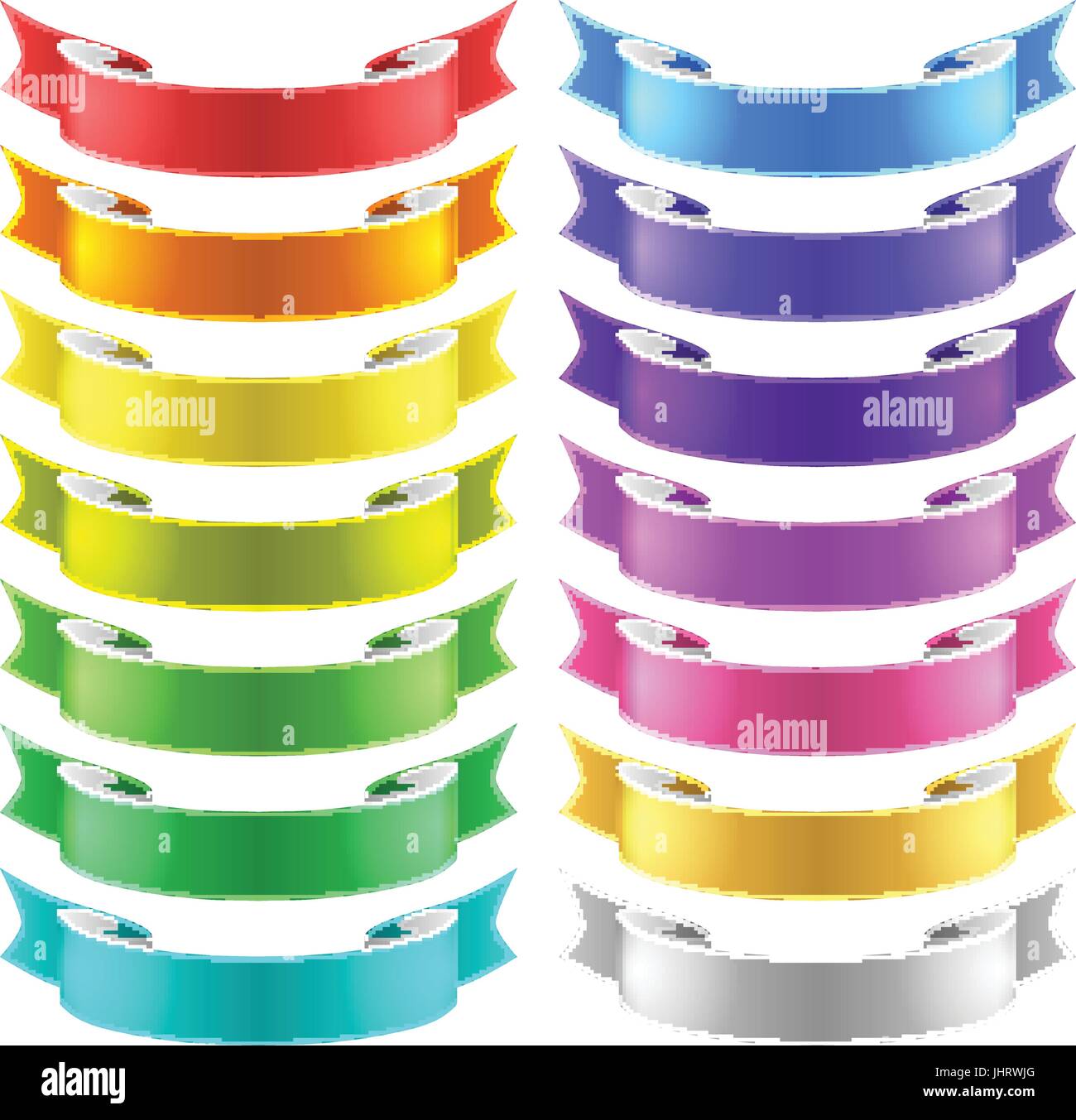 vector ribbons set Stock Vector Image & Art - Alamy