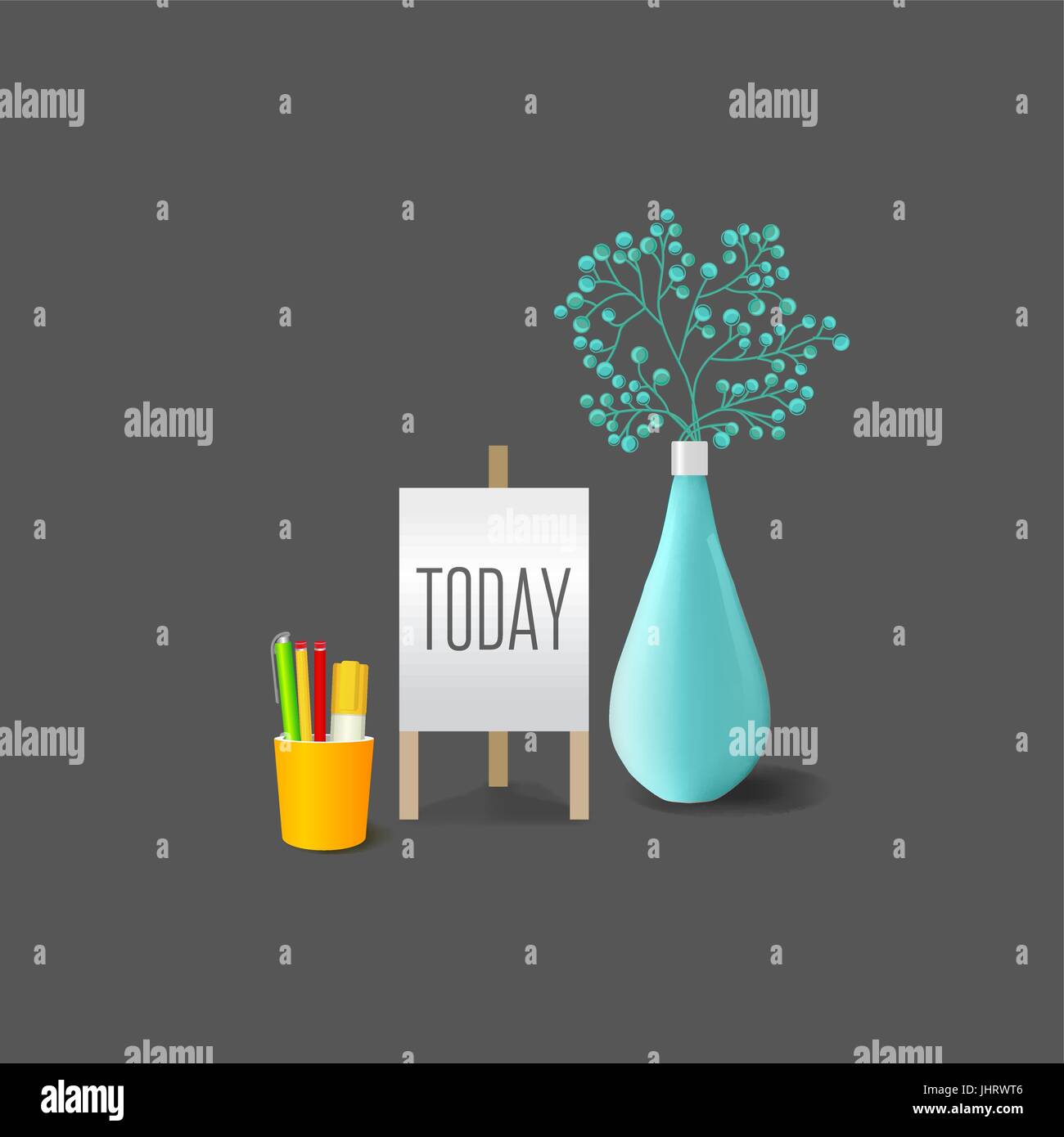 Office space plants in Stock Vector Images - Alamy