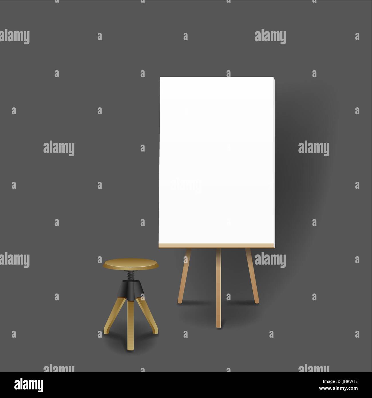 Mockup modern tripod template. Layout template. Realistic vector mockup ...