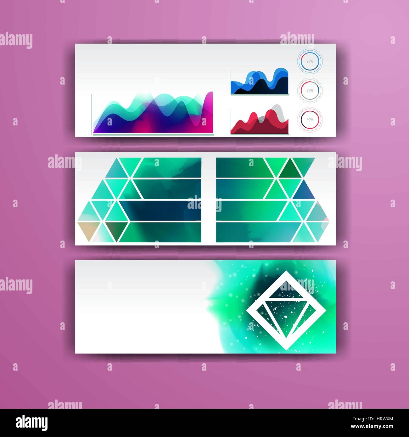 Corporate infographic template with color elements. Vector company ...