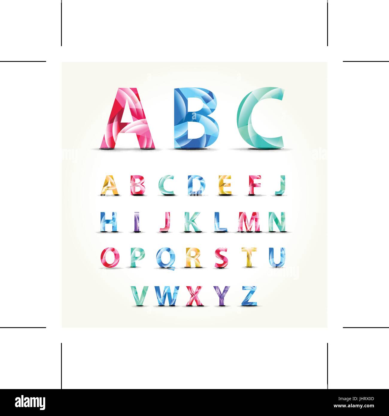 Symbol font Set - On Background - Vector Illustration, Graphic Stock ...