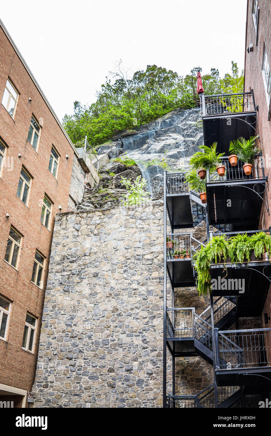 Vieux quebec stairs High Resolution Stock Photography and Images - Alamy