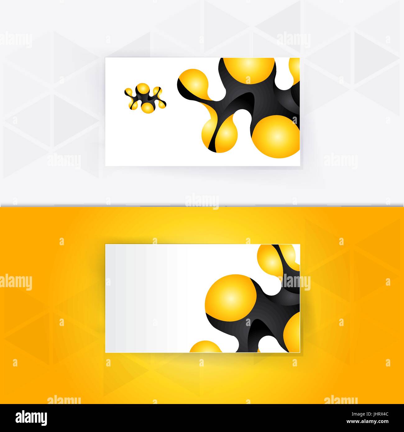 Abstract blank name card template for business artwork. eps 10 Stock ...