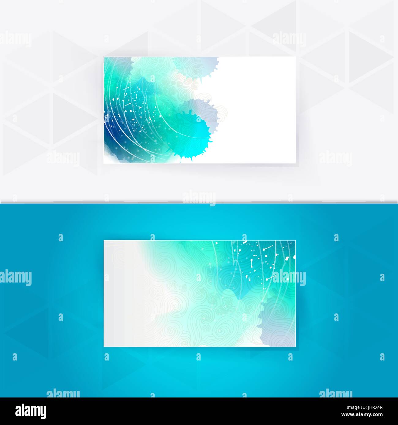 Abstract blank name card template for business artwork. eps 10 Stock ...