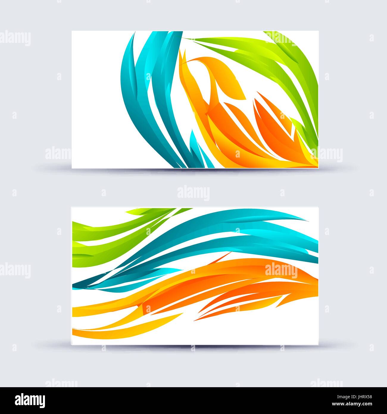 Abstract blank name card template for business artwork. eps 10 Stock ...