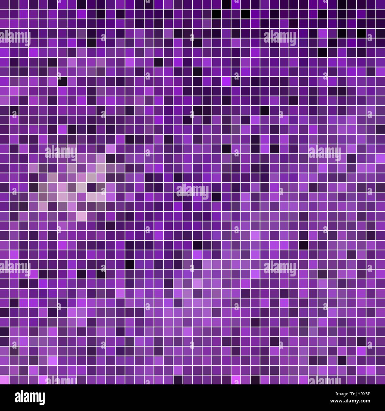 abstract vector square pixel mosaic background - purple and violet ...