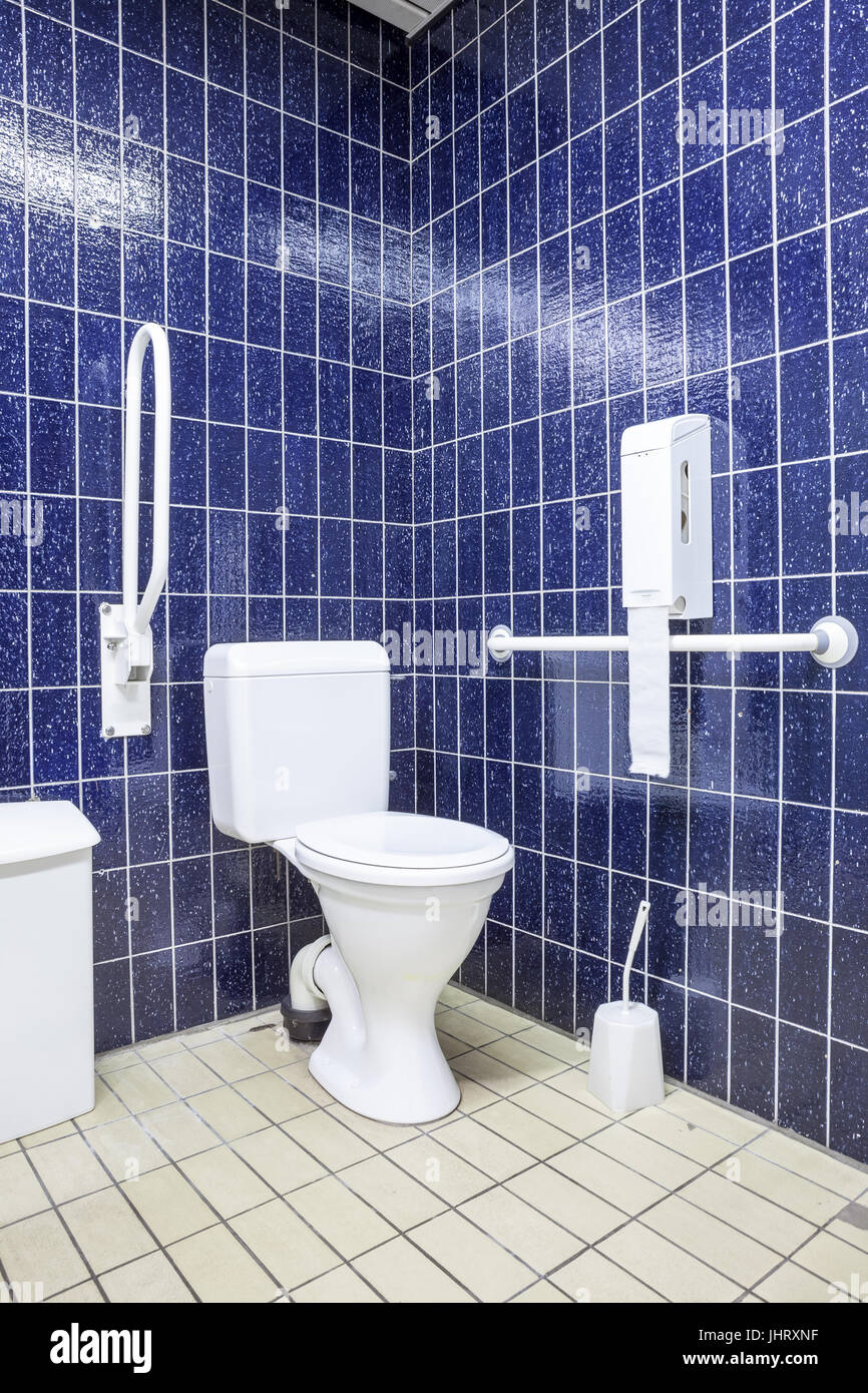 public disabled toilet in a large building Stock Photo - Alamy