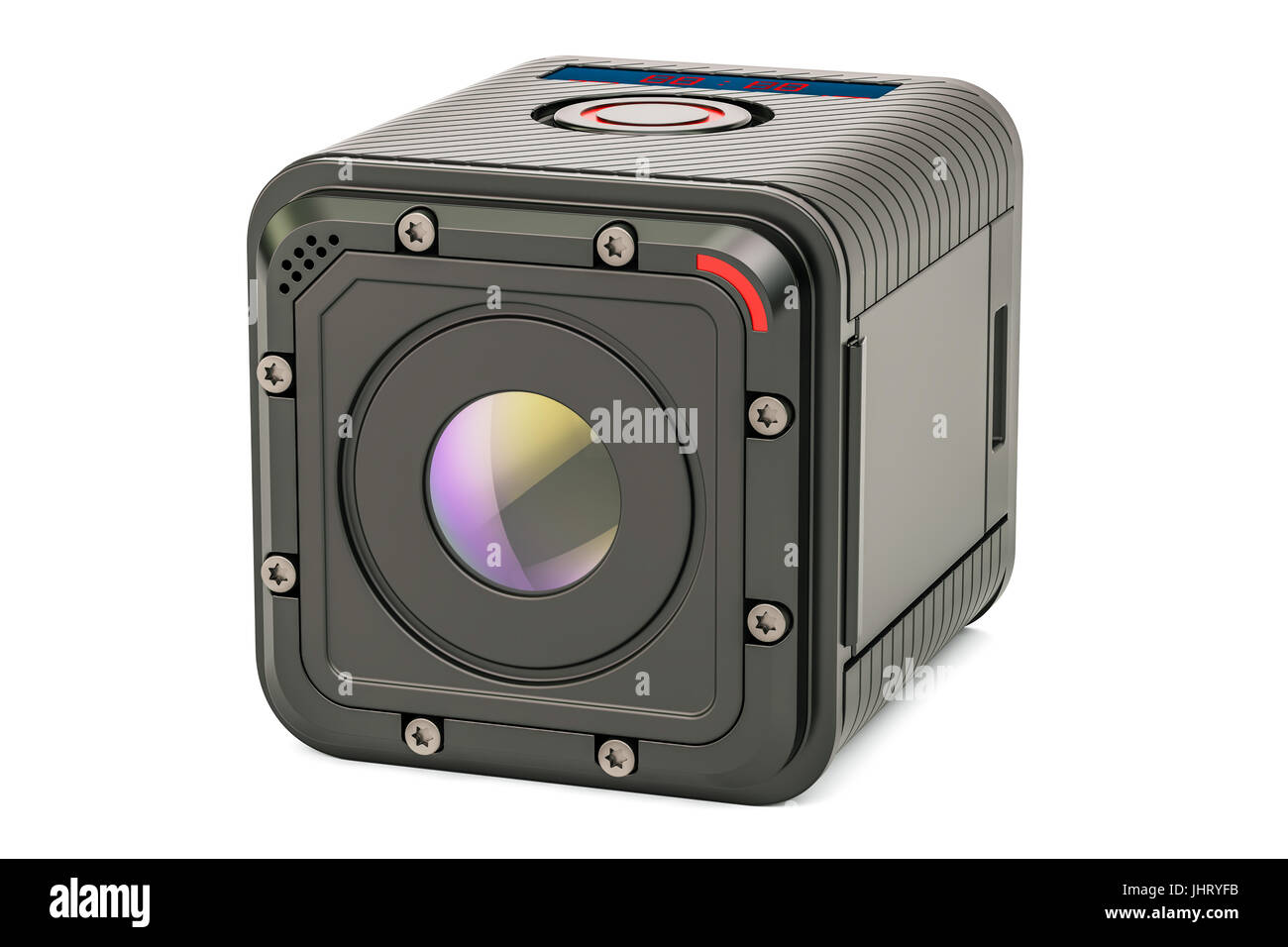 Modern dashcam DVR, 3D rendering isolated on white background Stock ...