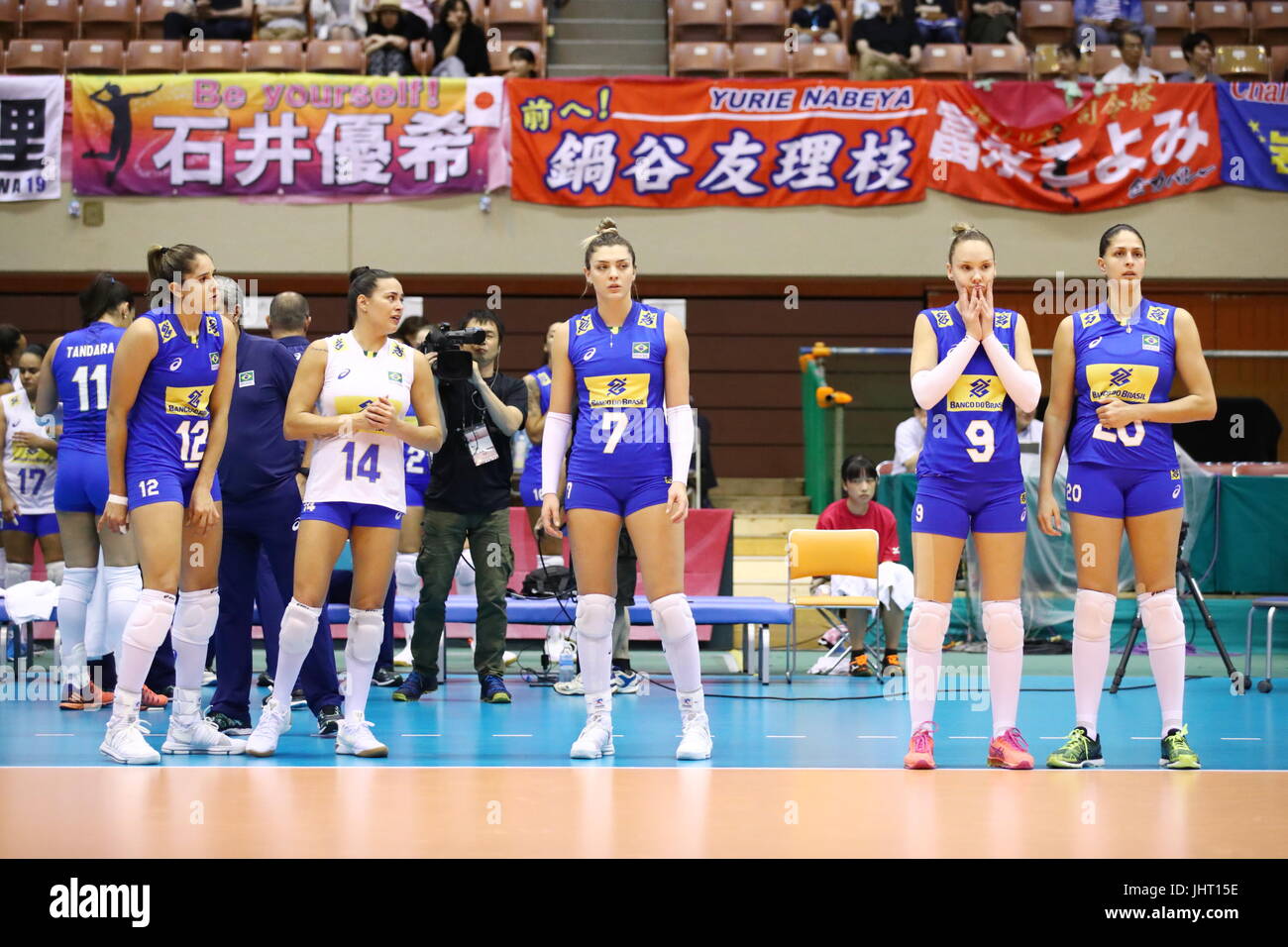 Brazil team group (BRA), JULY 15, 2017 - Volleyball : FIVB Volleyball ...