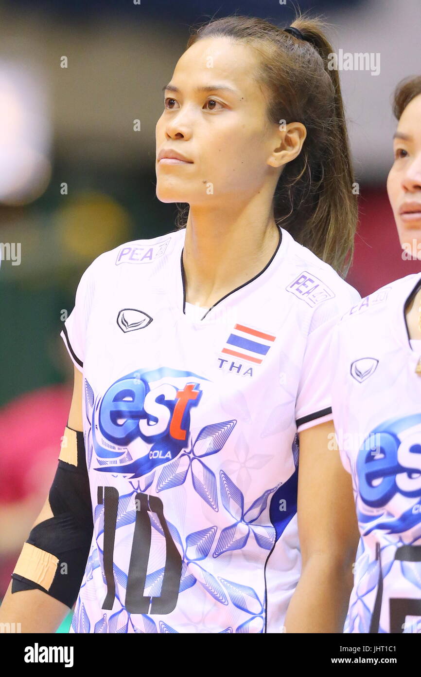 Sendai, Japan. 15th July, 2017. Wilavan Apinyapong (THA) Volleyball : FIVB Volleyball World ...