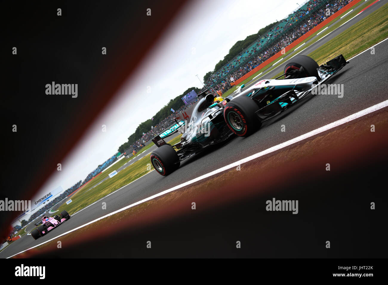 Silverstone Race Circuit, UK. Saturday day 15th July 2017. Lewis ...