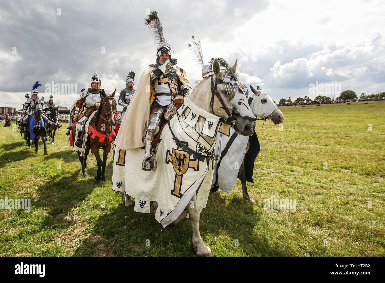 Grunwald, Poland. 15th July, 2017. Battle of Grunwald reenactment is ...