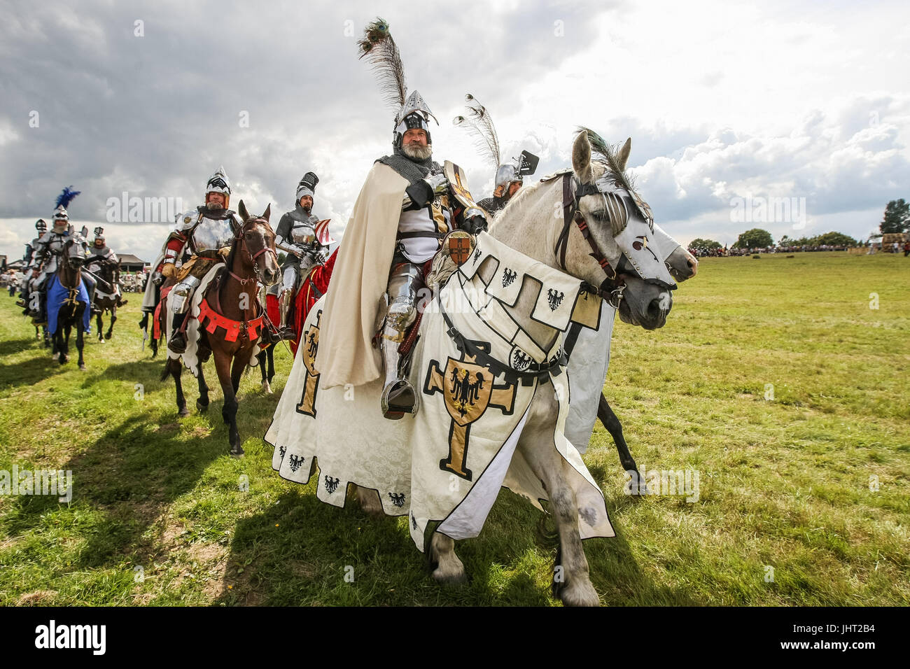 Grunwald, Poland. 15th July, 2017. Battle of Grunwald reenactment is ...
