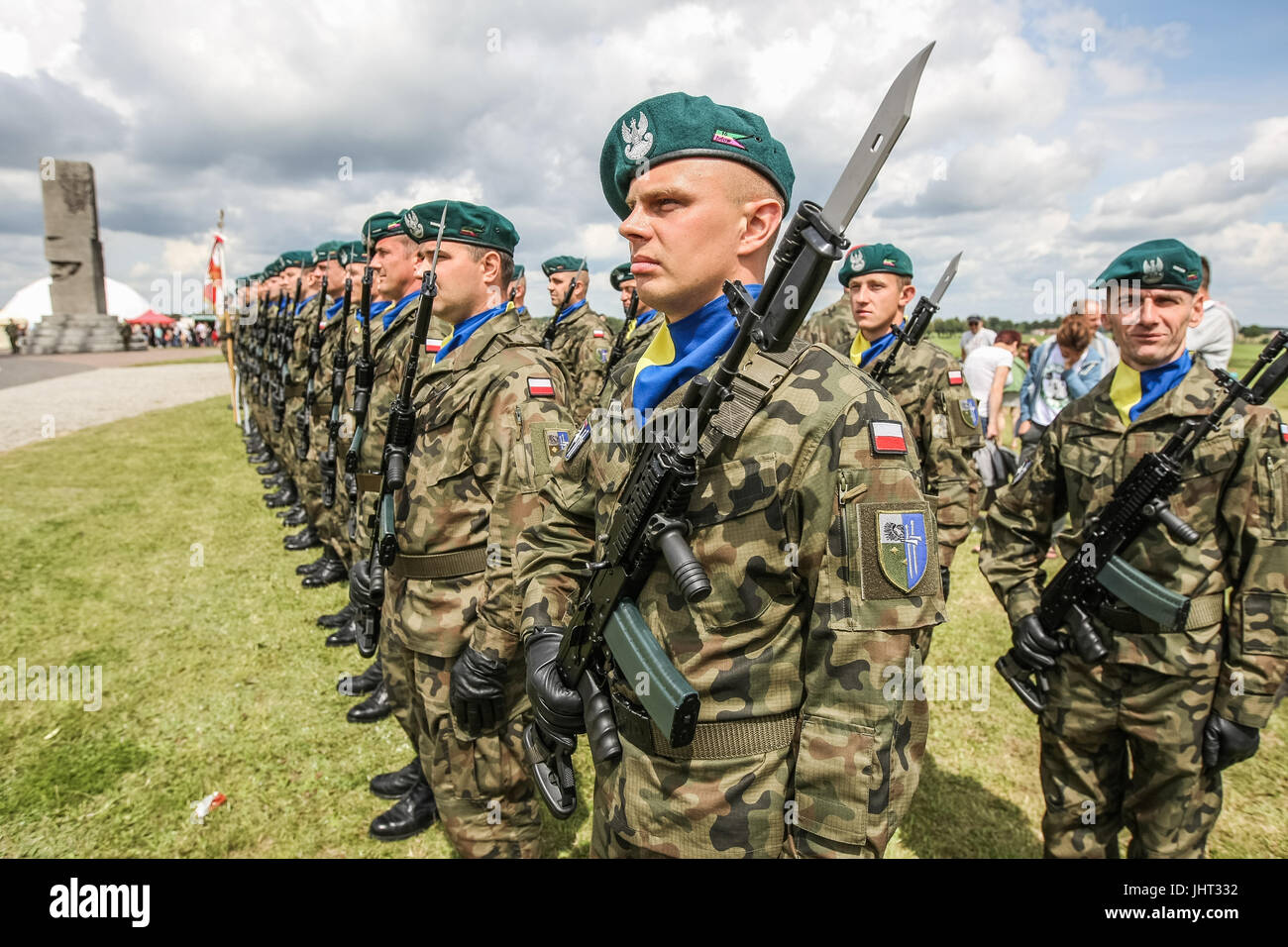 Grunwald, Poland. 15th July, 2017. Polish Army Soldiers with Beryl ...