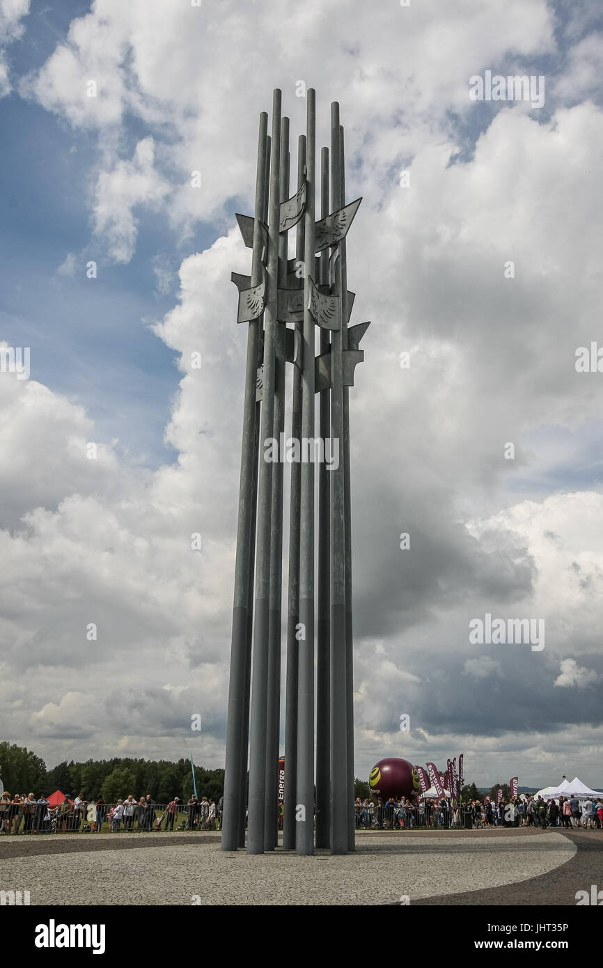 Grunwald, Poland. 15th July, 2017. Battle of Grunwald Monument is seen ...