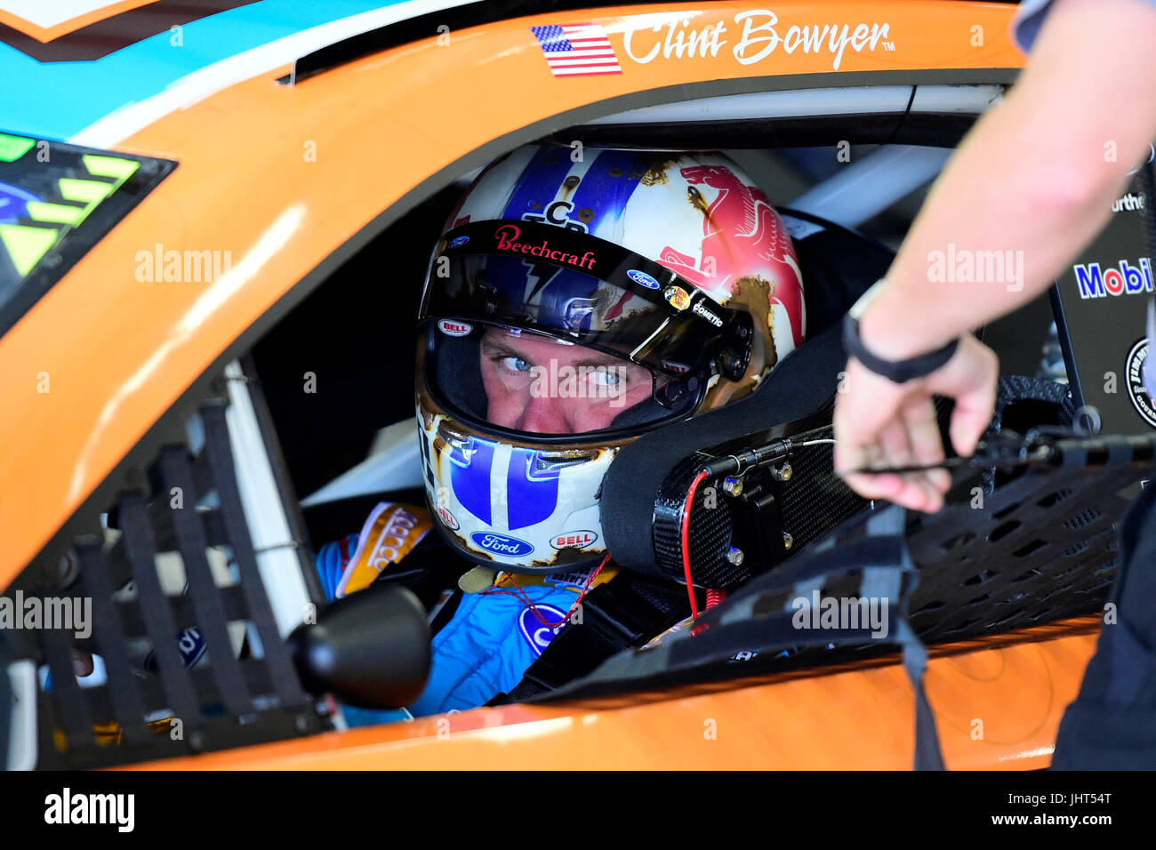 Nascar driver clint bowyer hi-res stock photography and images - Alamy