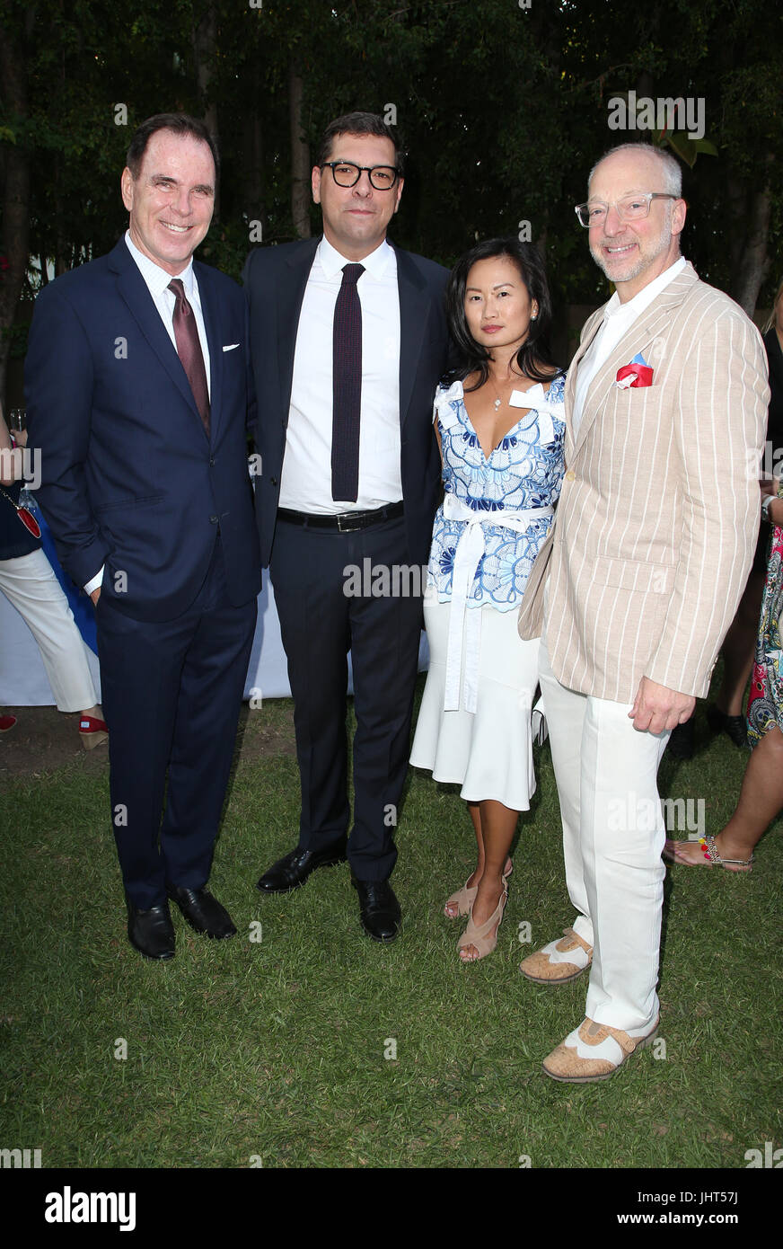 BEVERLY HILLS, CA July 14- Tom Gilmore, Mr. Christophe LEMOINE Consul ...