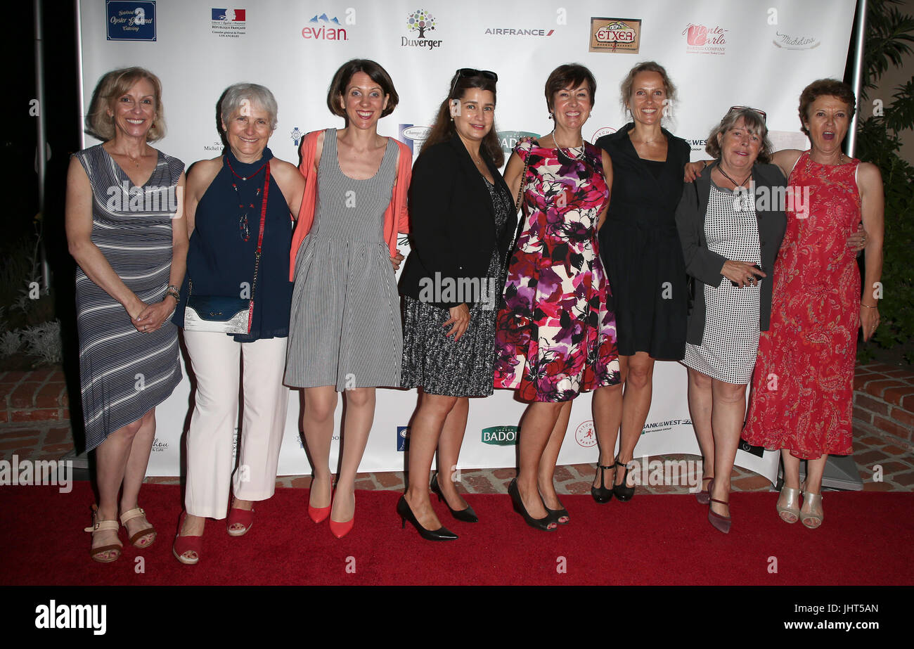 BEVERLY HILLS, CA July 14- Air France Corporate staff, At French Consul ...