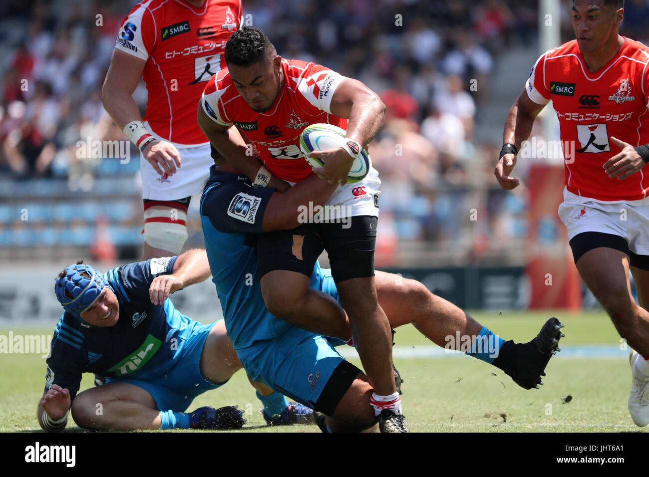 Uwe Helu (Sunwolves), JULY 15, 2017 - Rugby : Super Rugby match between ...
