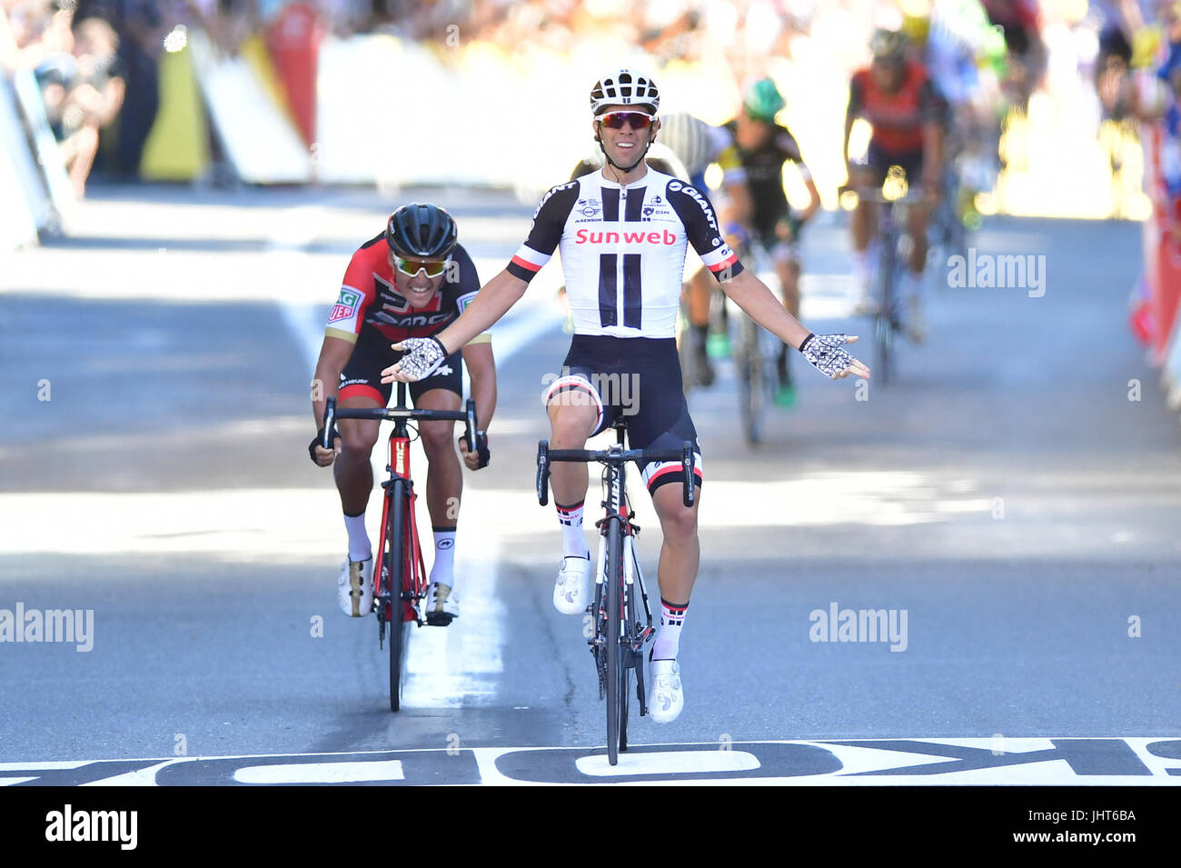 15July 2017,Rodez, France, 14th stage of the Tour de France,Blagnac ...