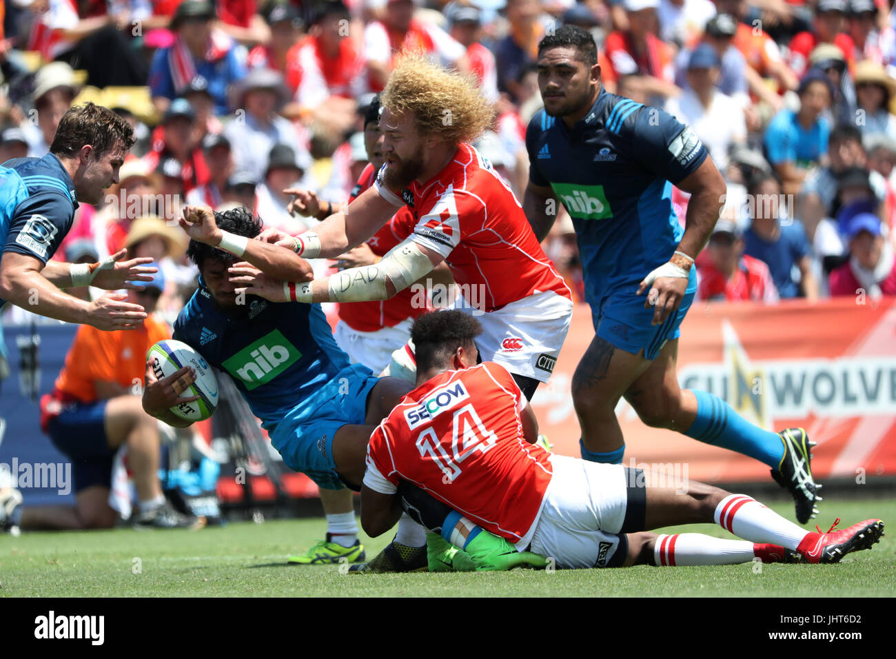 Tokyo, Japan. 15th July, 2017. Willie Britz (Sunwolves) Rugby : Super ...