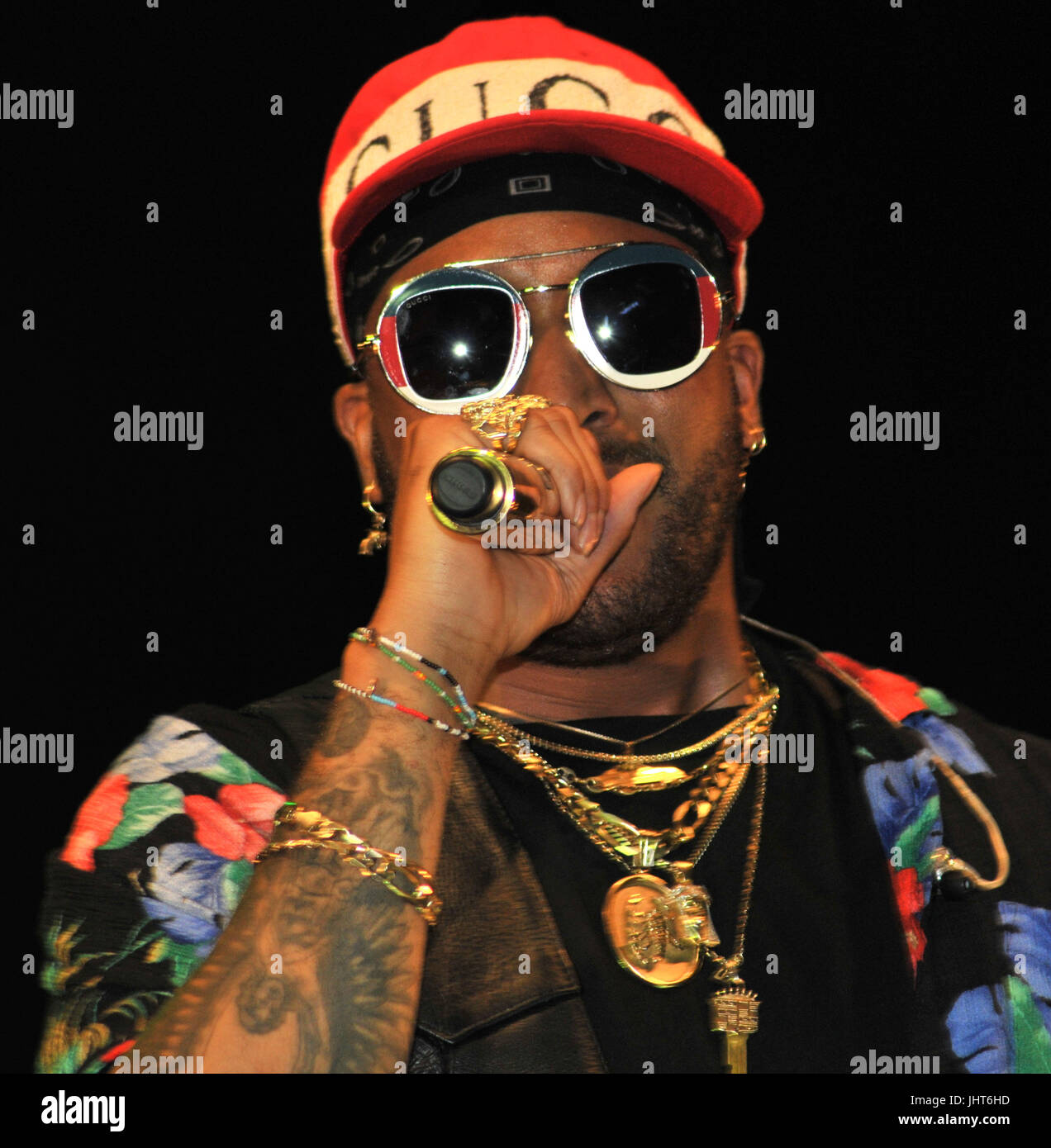 Los Angeles, Ca, USA. 14th July, 2017. Ro James at the LA Soul Festival ...