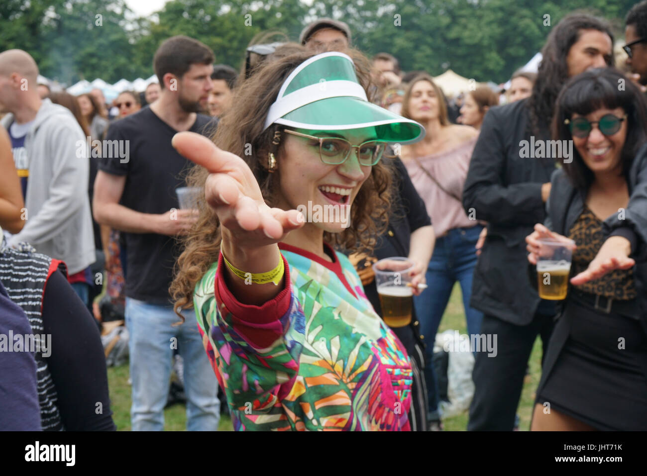 Lloyd Park, London, England, UK. Hundreds attend the Walthamstow Garden ...