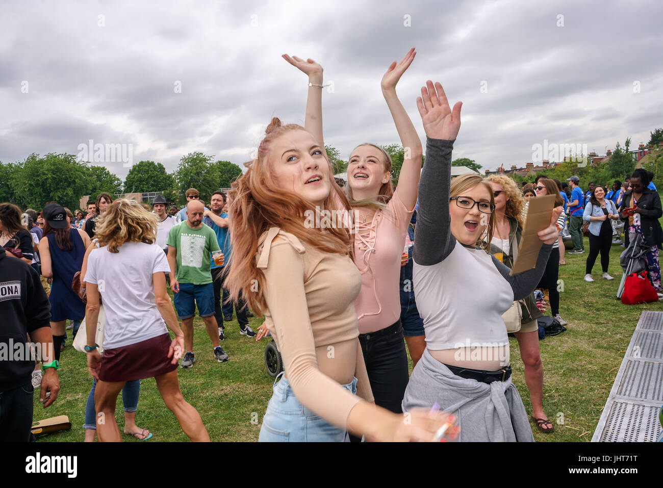 Lloyd Park, London, England, UK. Hundreds attend the Walthamstow Garden ...
