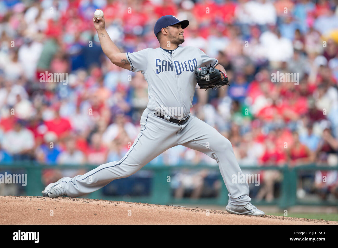 Philadelphia, Pennsylvania, USA. 8th July, 2017. San Diego Padres ...