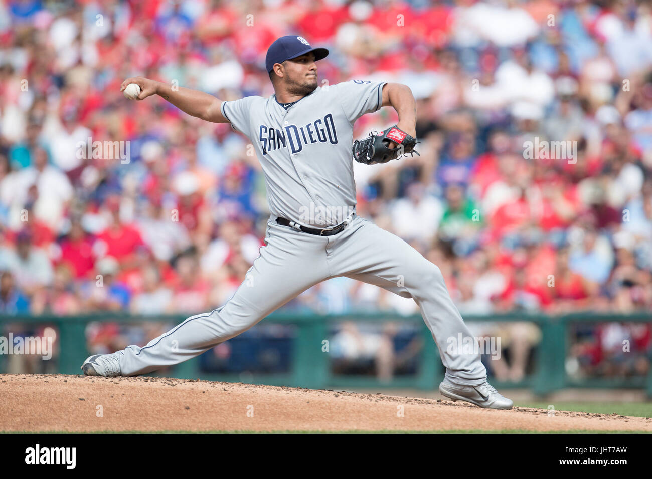 Philadelphia, Pennsylvania, USA. 8th July, 2017. San Diego Padres ...
