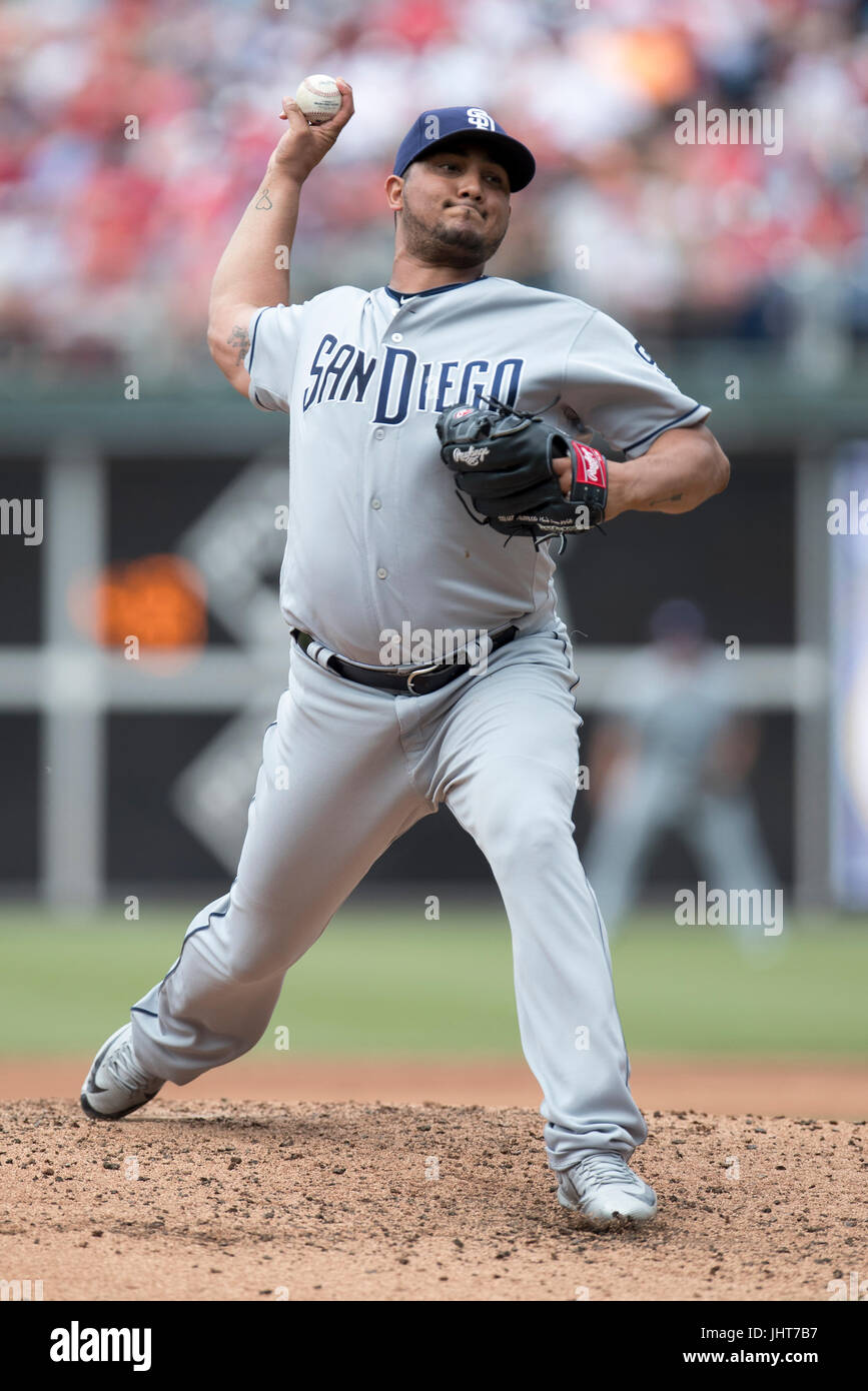 Philadelphia, Pennsylvania, USA. 8th July, 2017. San Diego Padres ...
