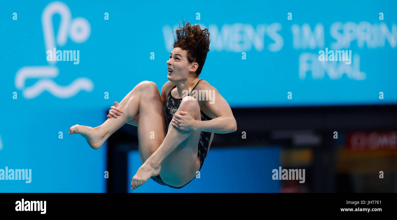 Budapest, Hungary. 15th July, 2017. Maddison Keeney of Australia ...